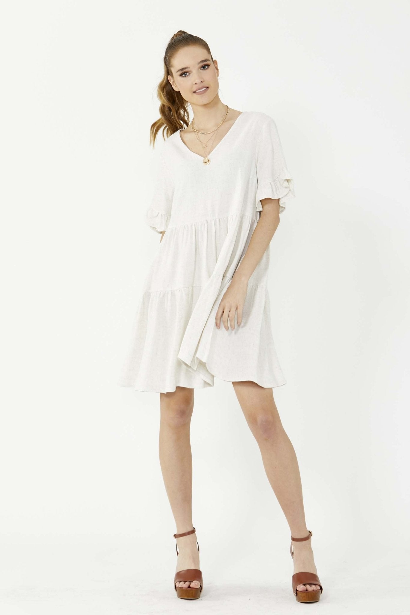 Sass Gia Dress in Natural – Hey Sara